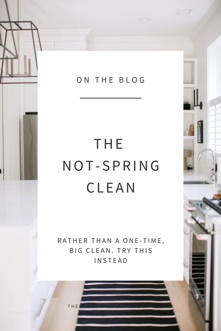 The Not-Spring Clean - The Organising School