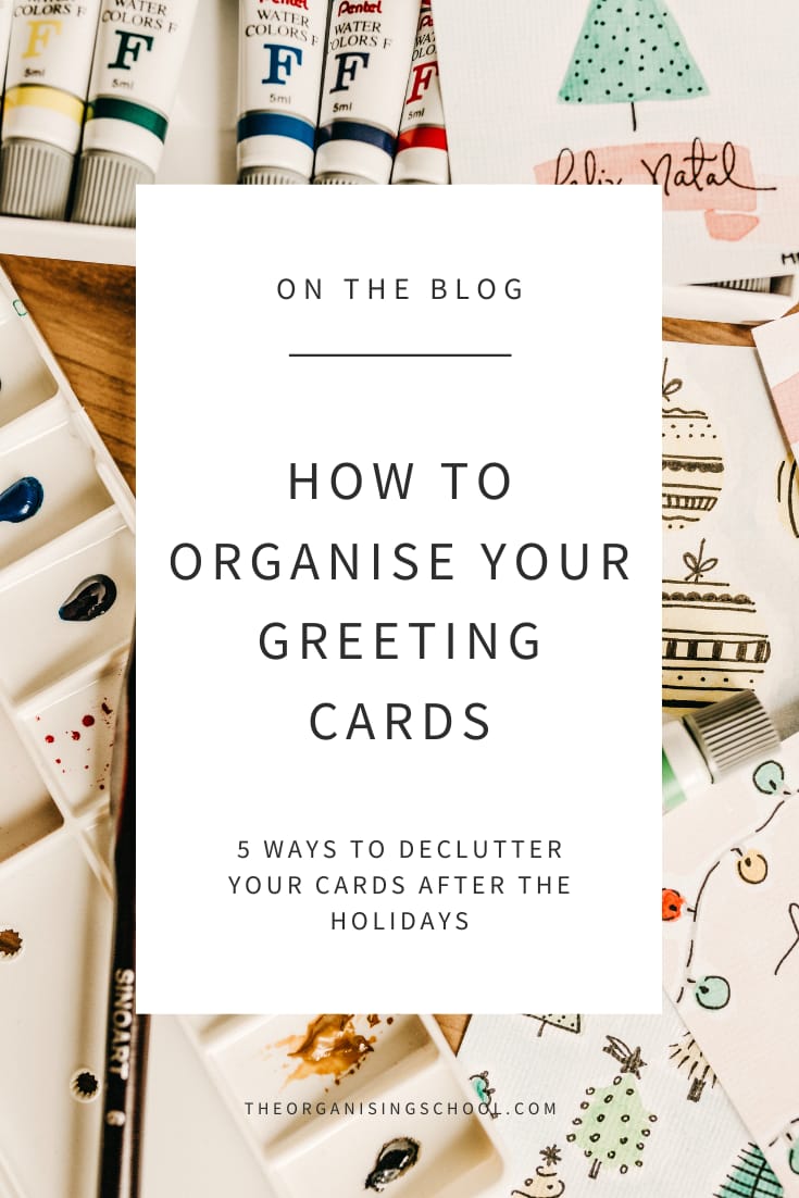 How To Organise Your Greeting Cards - The Organising School